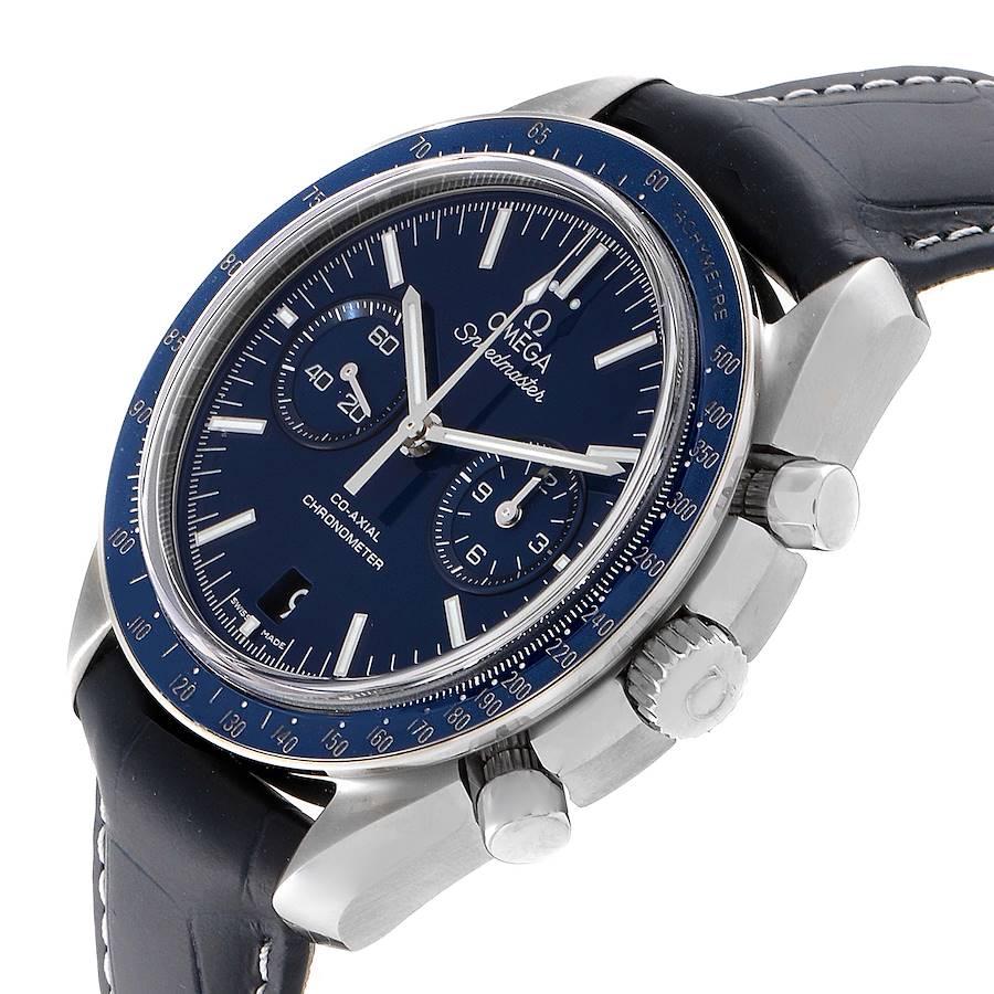Omega Speedmaster Blue Dial Titanium Men's MoonWatch 311.93.44.51.03 ...