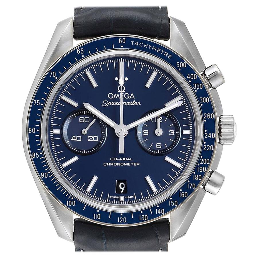 Omega Speedmaster Blue Dial Titanium Men's MoonWatch 311.93.44.51.03 ...