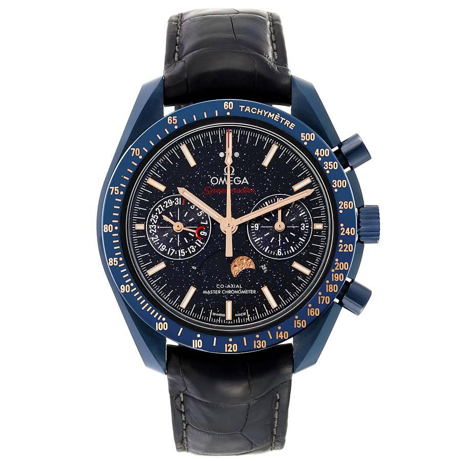 Omega Speedmaster Blue Side of the Moon Watch 304.93.44.52.03.002 For ...