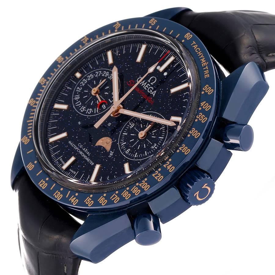 Omega Speedmaster Blue Side of the Moon Watch 304.93.44.52.03.002 For ...