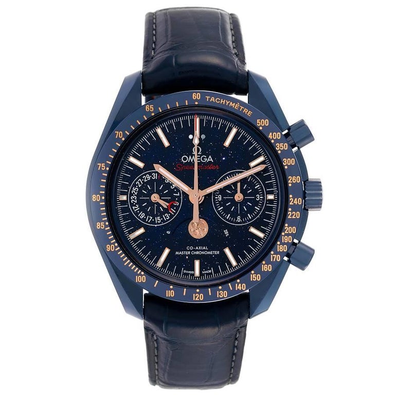 Omega Speedmaster Blue Side of the Moon Watch 304.93.44.52.03.002 ...