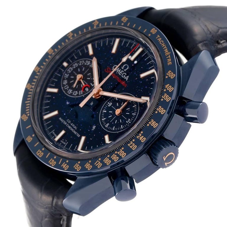 Omega Speedmaster Blue Side of the Moon Watch 304.93.44.52.03.002 ...