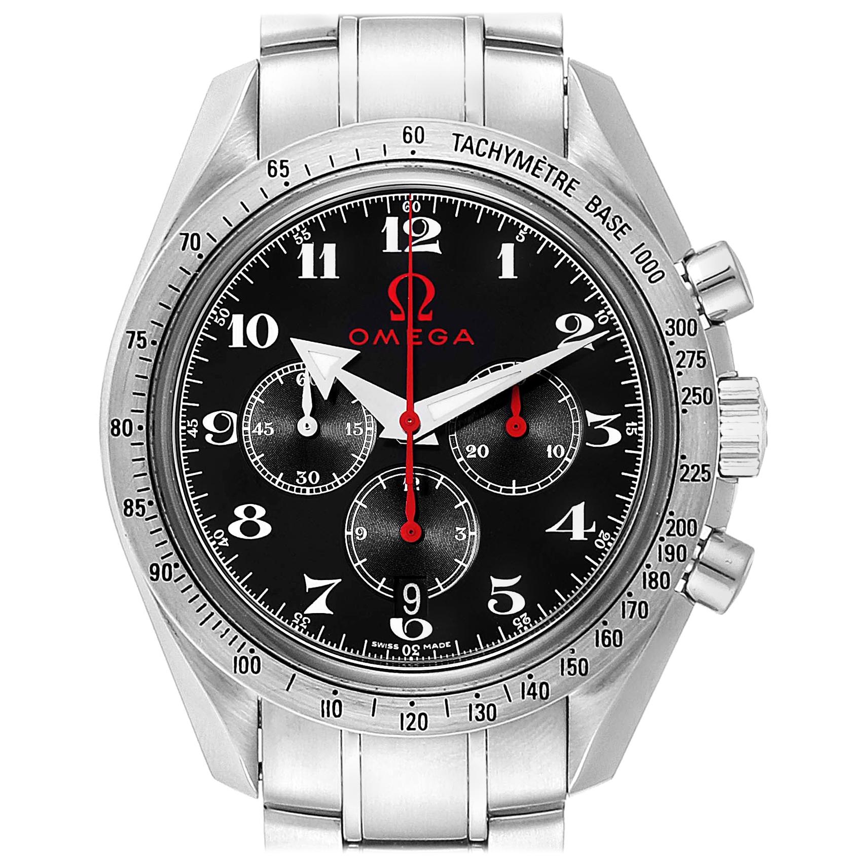 Omega Speedmaster Broad Arrow Black Dial Men's Watch 3558.50.00 For ...