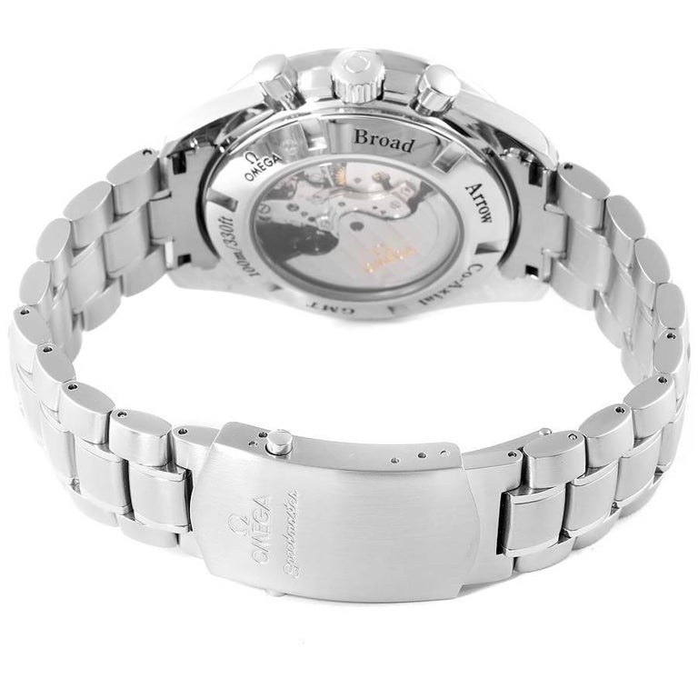 Omega Speedmaster Broad Arrow Co-Axial GMT Steel Mens Watch 3581.50.00 ...