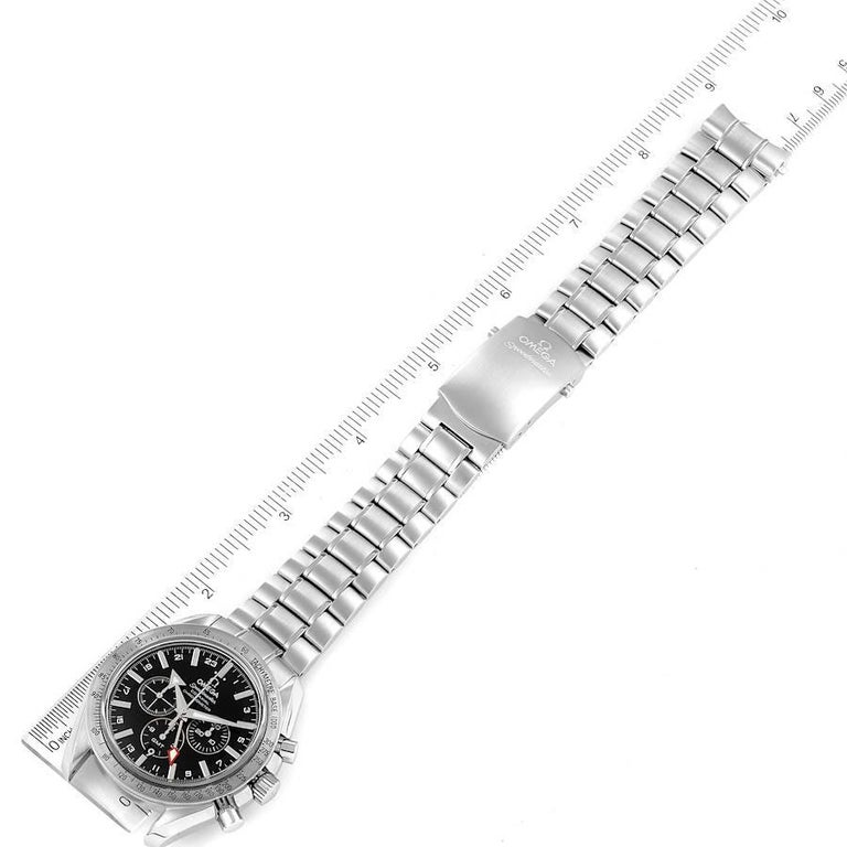 Omega Speedmaster Broad Arrow Co-Axial GMT Steel Mens Watch 3581.50.00 ...