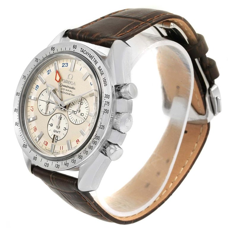 Omega Speedmaster Broad Arrow GMT Men’s Watch 3881.30.37 For Sale at ...