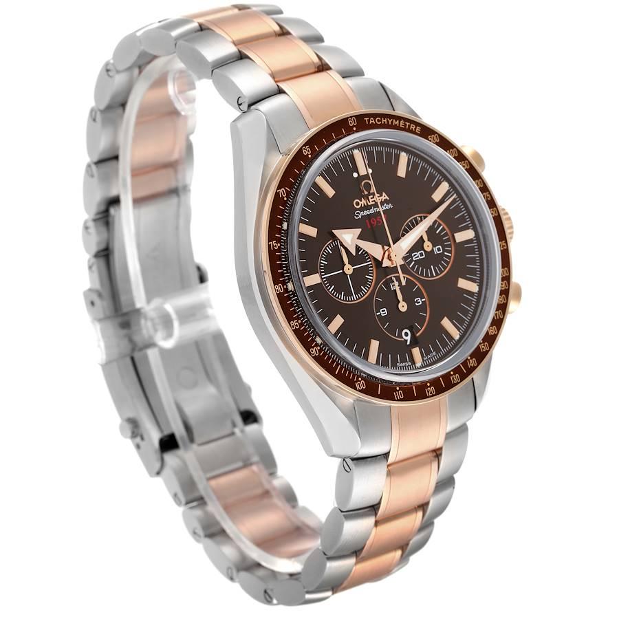 Omega Speedmaster Broad Arrow Steel Rose Gold Watch 321.90.42.50.13.001 ...