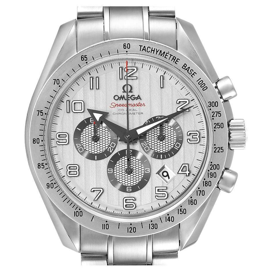 Omega Stainless Steel Speedmaster Broad Arrow Automatic Wristwatch at ...