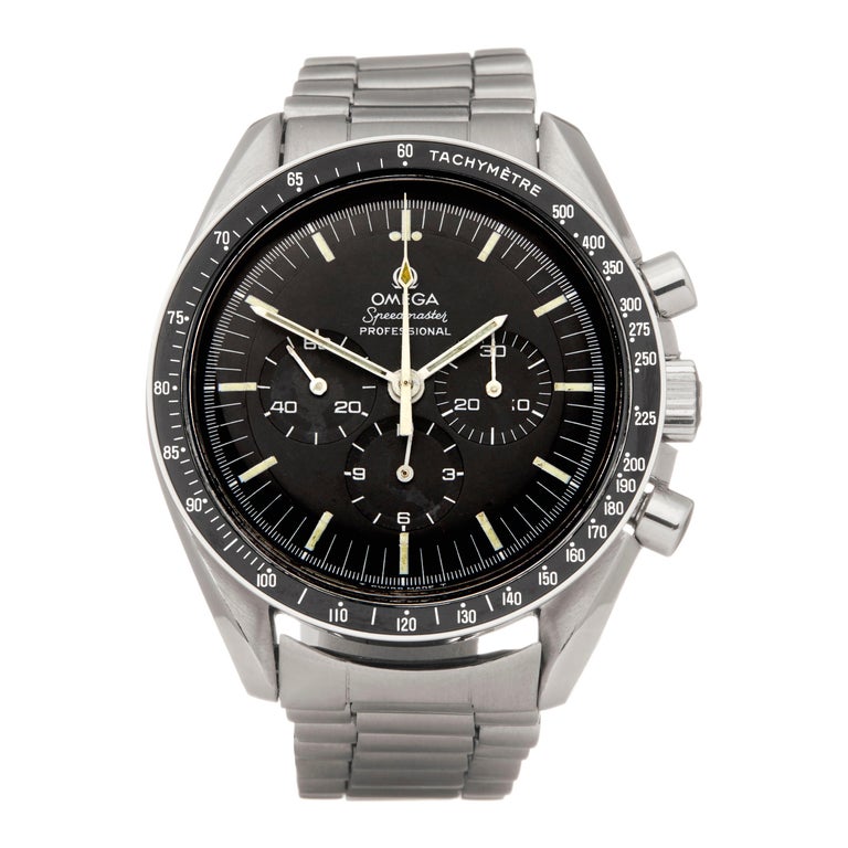 Omega Speedmaster Chronograph Stainless Steel ST 145022 71 at 1stDibs