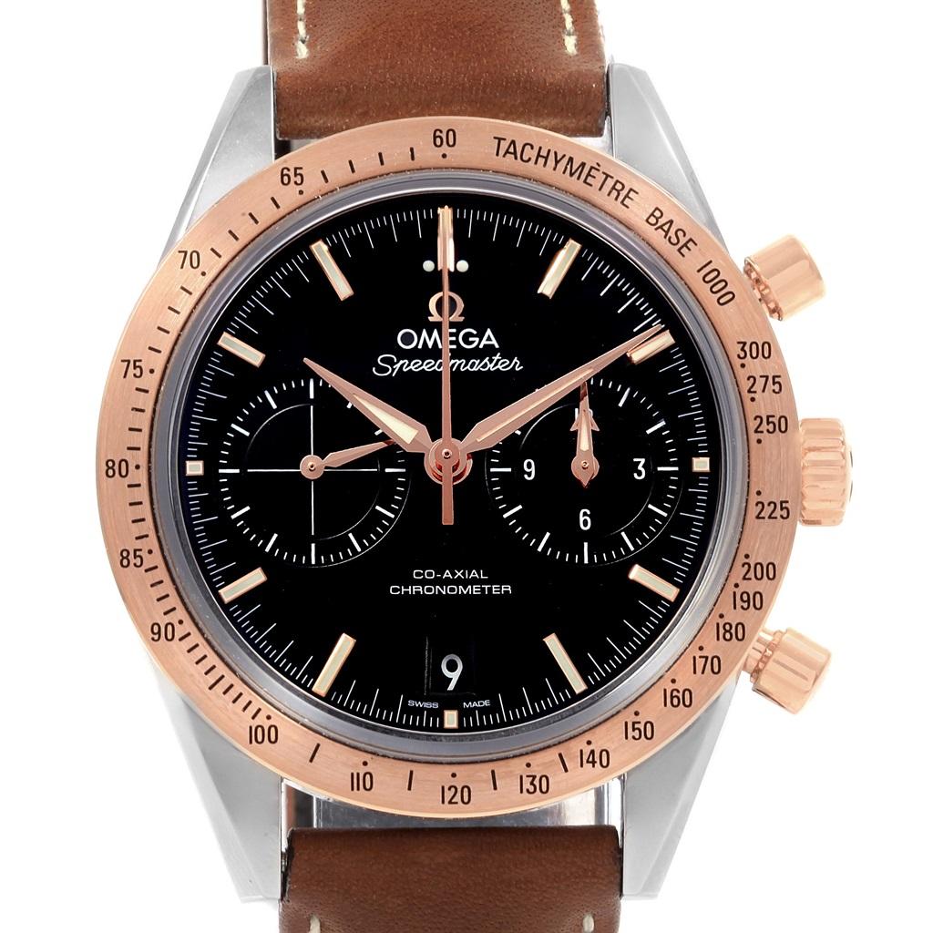 Omega Speedmaster Chronograph Steel Rose Gold Watch 331.22.42.51.01.001 ...