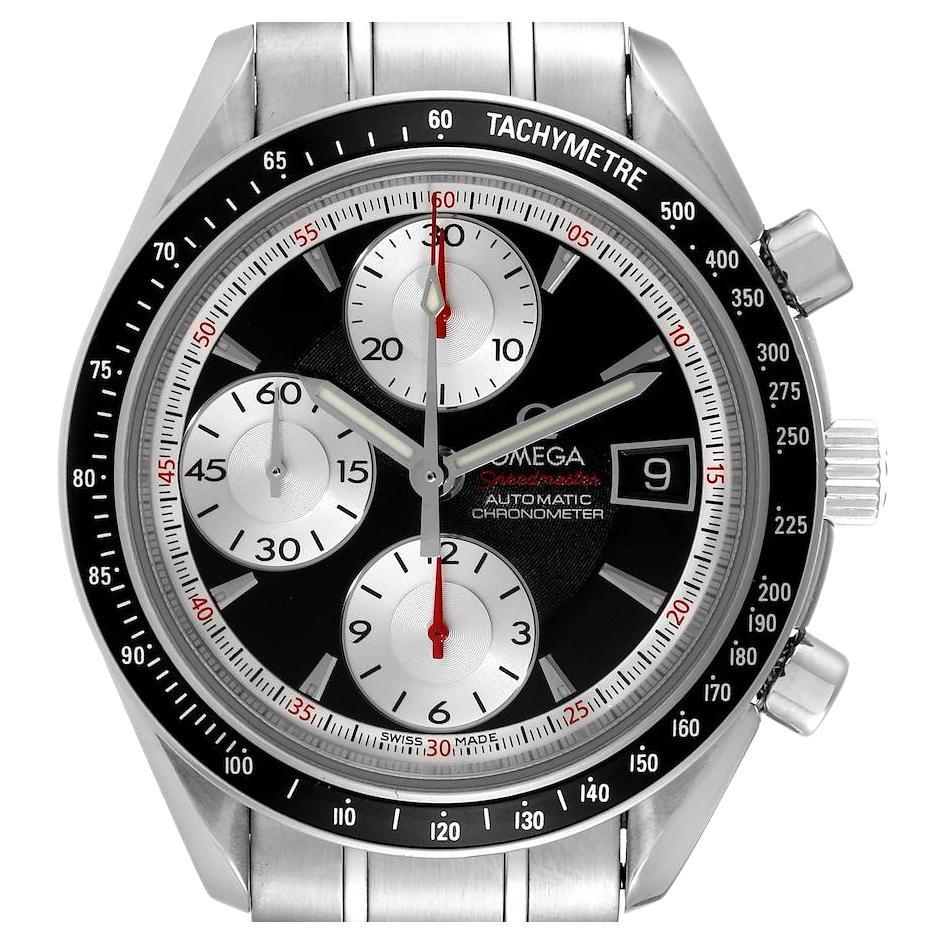 Omega Speedmaster Black Red Casino Dial Steel Mens Watch 3210.52.00 ...