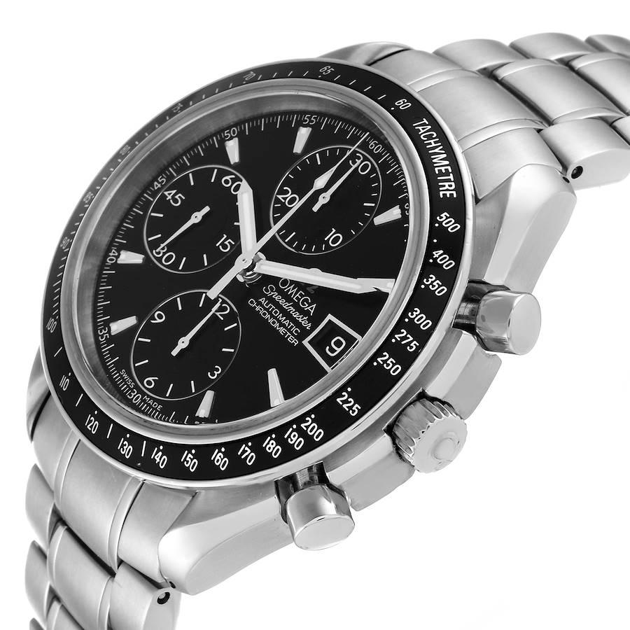 Omega Speedmaster Date Chronograph Black Dial Mens Watch 3210.50.00 ...