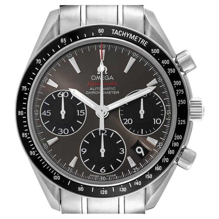 Omega Speedmaster Date Grey Dial Mens Watch 323.30.40.40.06.001 Box ...