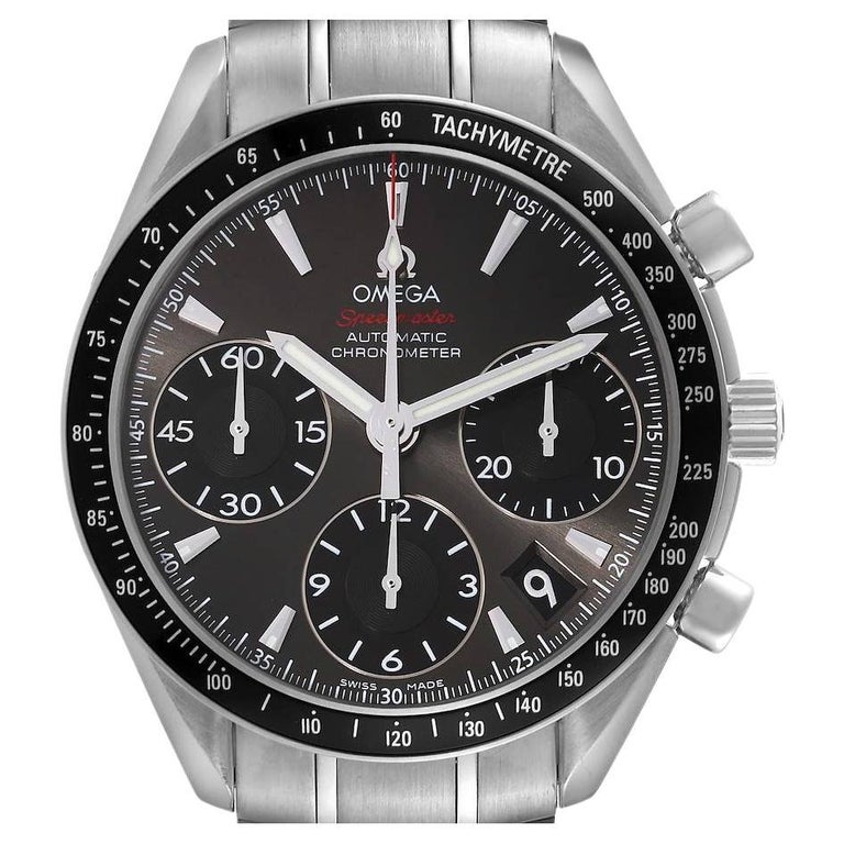 Omega Speedmaster Date Grey Dial Montre Homme 323.30.40.40.06.001 Box ...