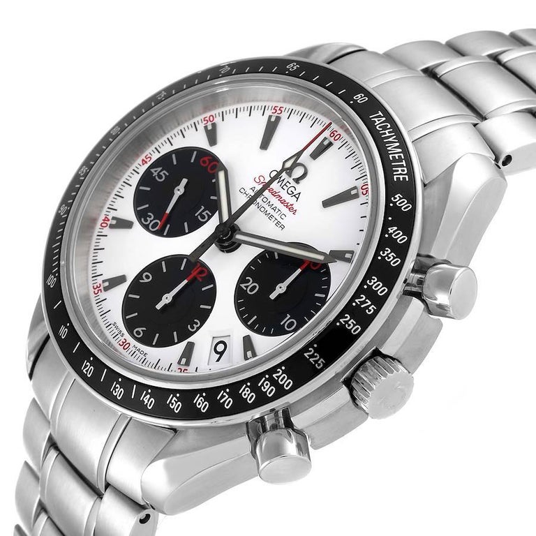 Omega Speedmaster Date Panda Dial Steel Mens Watch 323.30.40.40.04.001 ...