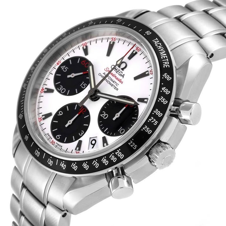 Omega Speedmaster Date Panda Dial Steel Mens Watch 323.30.40.40.04.001 ...