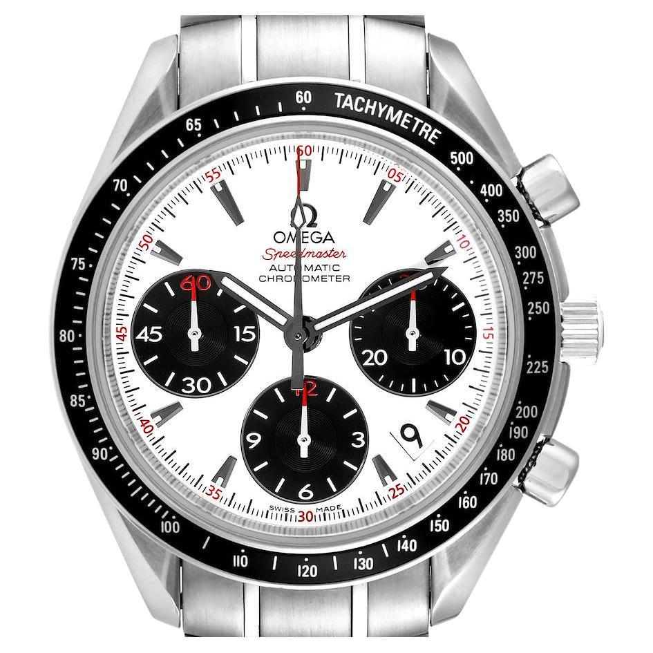 Omega Speedmaster Day Date White Dial Watch 323.30.40.40.04.001 For ...