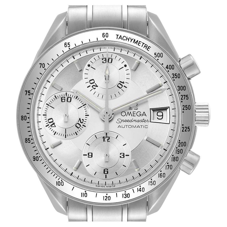 Omega Speedmaster Day Date 39mm Steel Silver Dial Automatic Men Watch ...