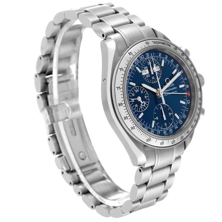 Omega Speedmaster Day-Date 39 Blue Dial Steel Mens Watch 3523.80.00 ...