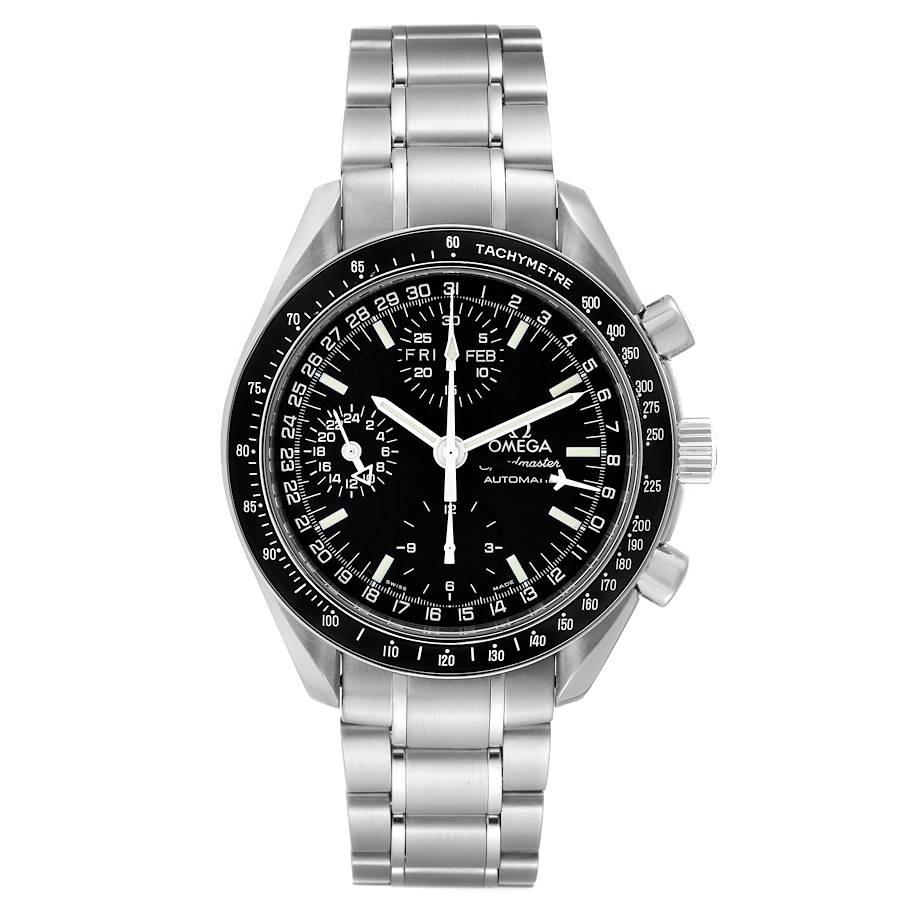Omega Speedmaster Day Date Black Dial Automatic Mens Watch 3520.50.00 ...
