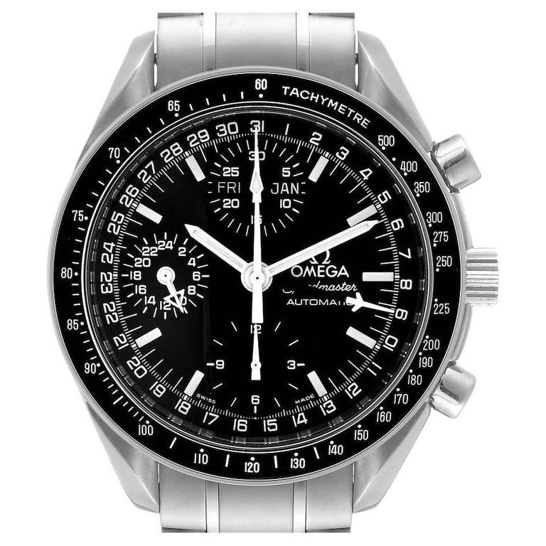 Omega Montre Speedmaster pour hommes avec cadran noir et cadran ...