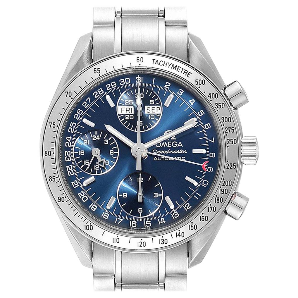 Omega Speedmaster Day-Date Blue Dial Men's Watch 3523.80.00 For Sale at ...