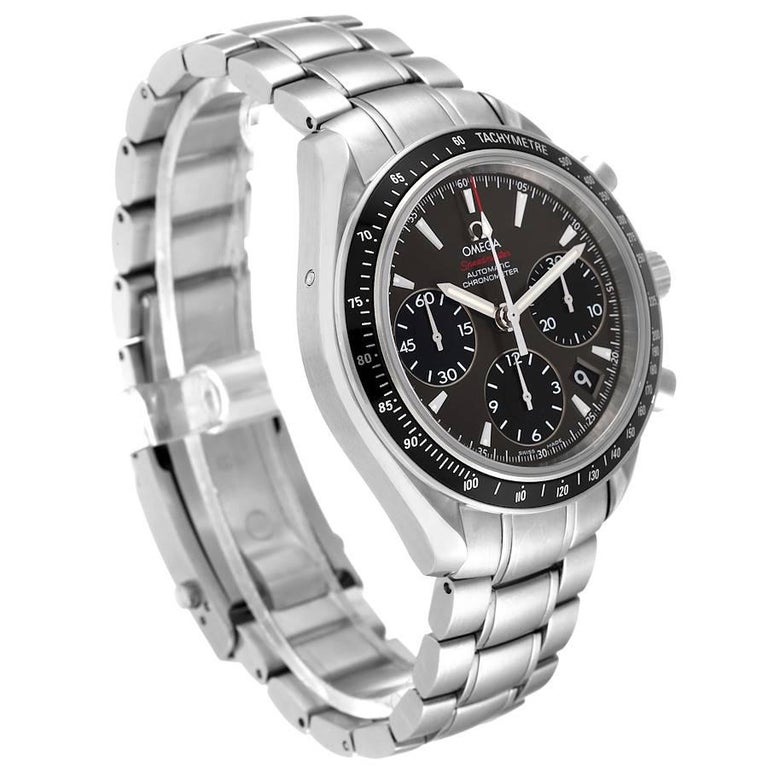 Omega Speedmaster Day Date Gray Dial Mens Watch 323.30.40.40.06.001 Box ...