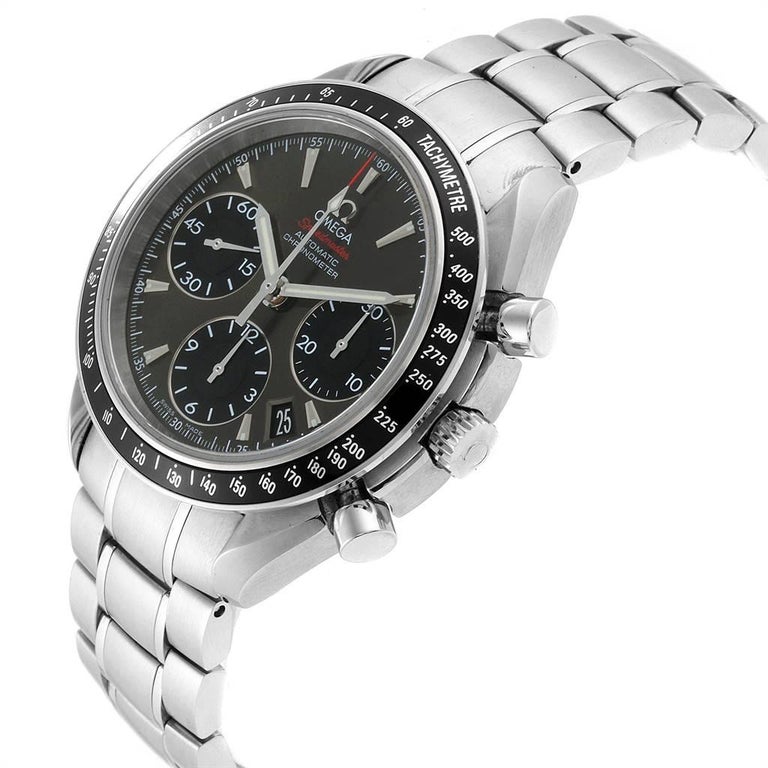 Omega Speedmaster Day Date Grey Dial Watch 323.30.40.40.06.001 For Sale ...