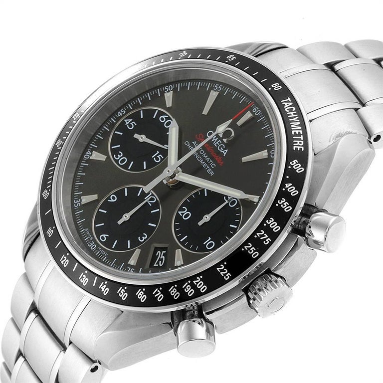 Omega Speedmaster Day Date Grey Dial Watch 323.30.40.40.06.001 For Sale ...