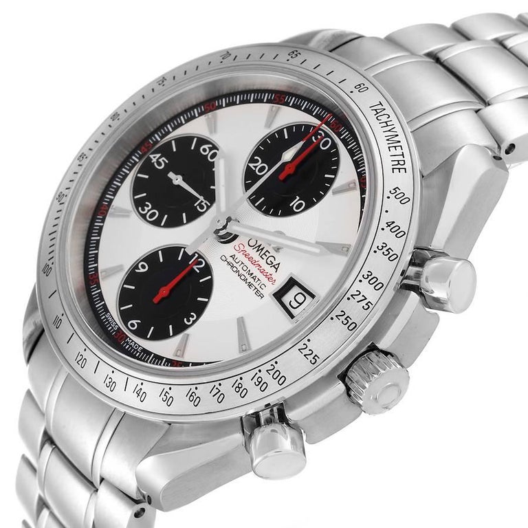 Omega Speedmaster Day Date Panda Dial Steel Mens Watch 3211.31.00 Box ...