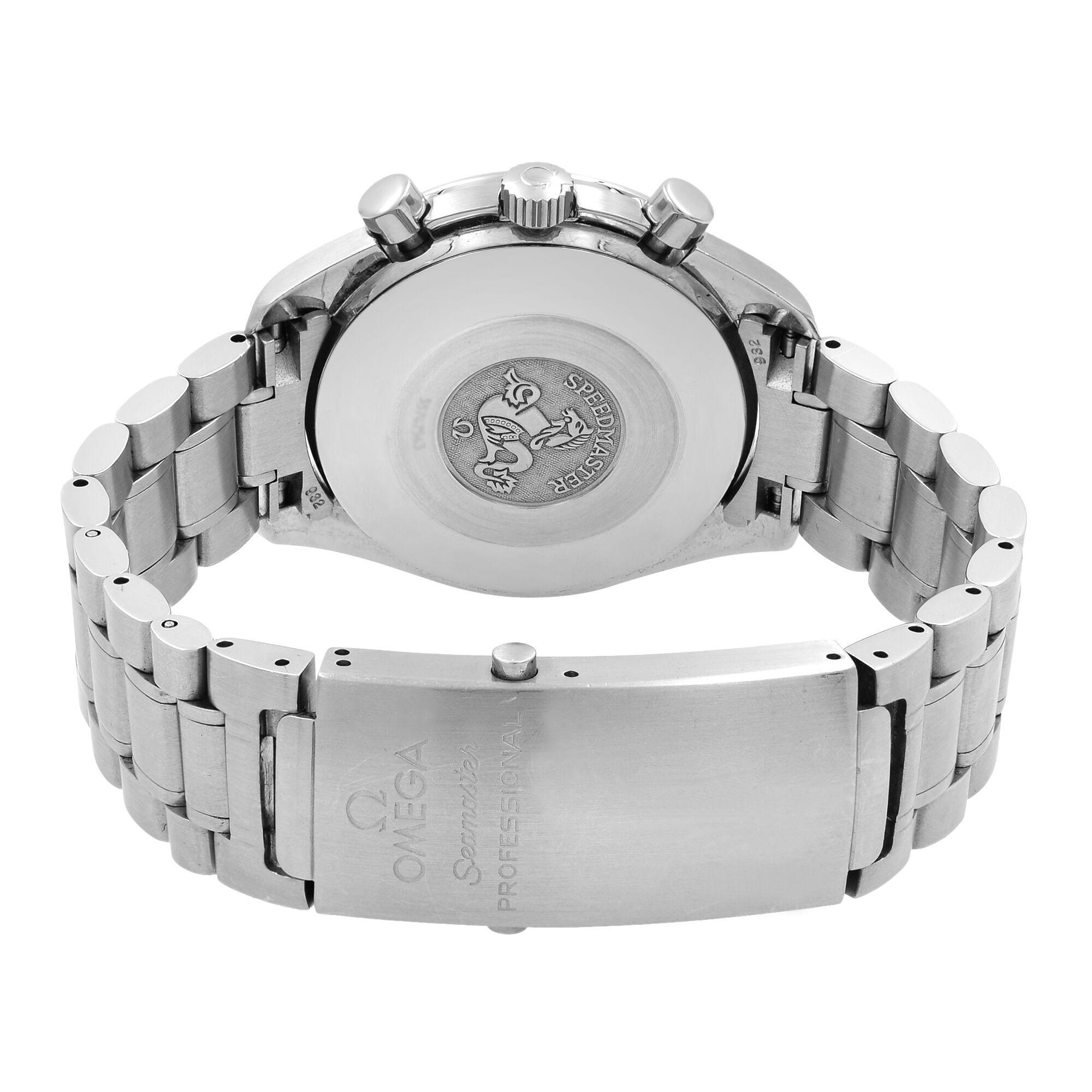 Omega Speedmaster Ex-Cart Automatic Chronograph Stainless Steel Watch ...