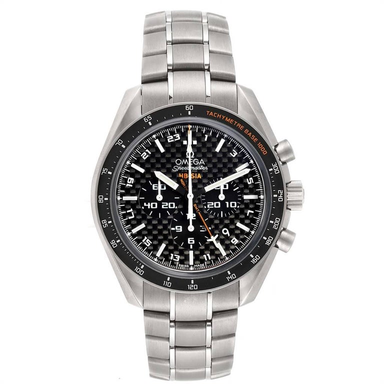 Omega Speedmaster HB-SIA GMT Titanium Watch 321.90.44.52.01.001 For ...