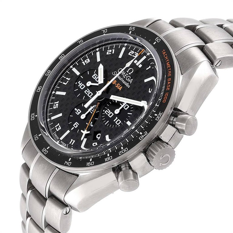 Omega Speedmaster HB-SIA GMT Titanium Watch 321.90.44.52.01.001 For ...