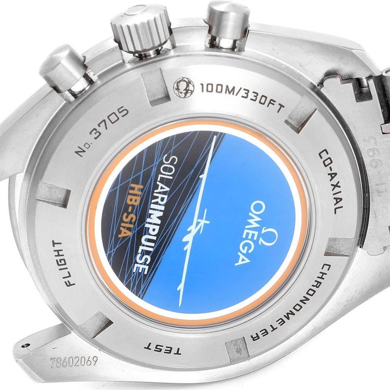 Omega Speedmaster HB-SIA GMT Titanium Watch 321.90.44.52.01.001 For ...