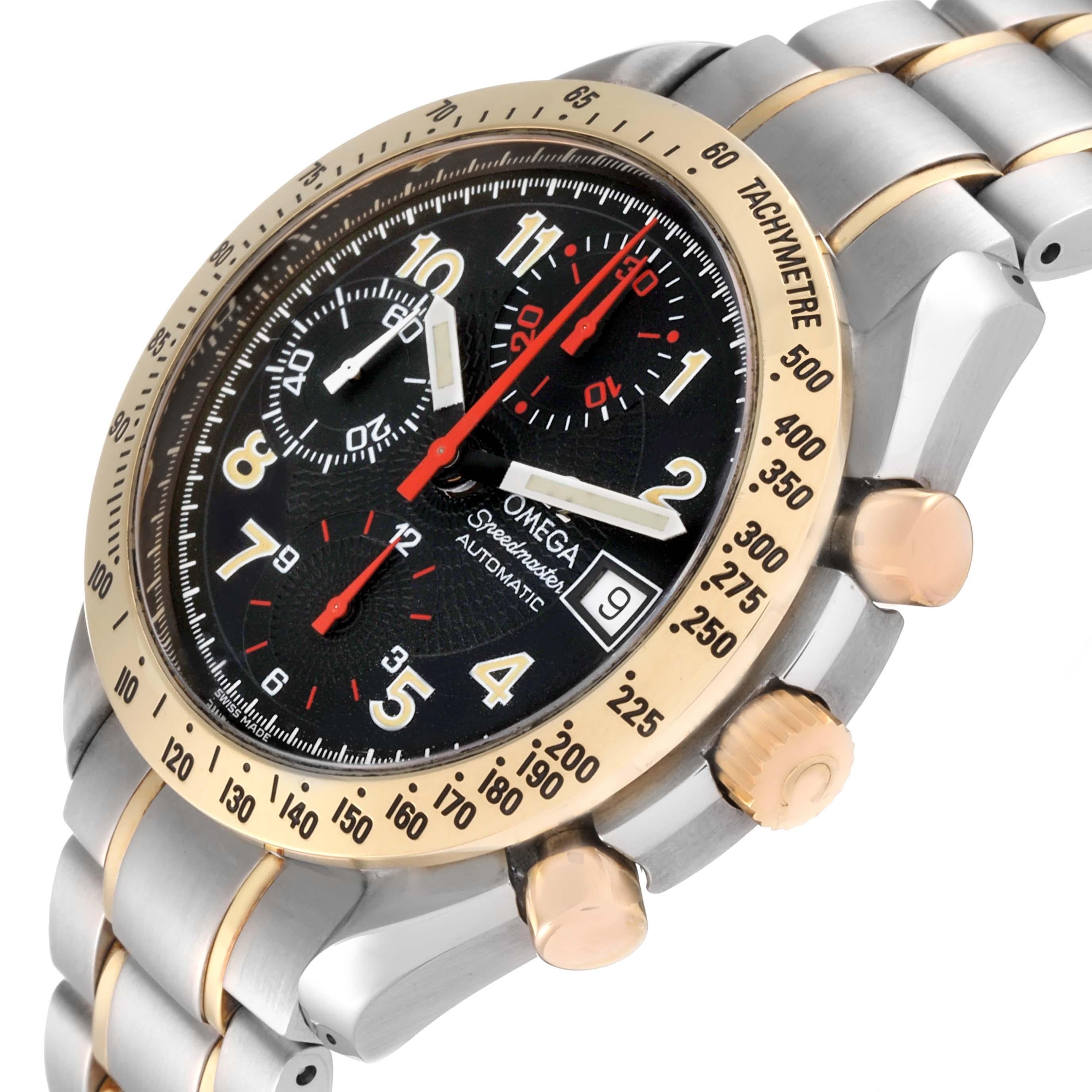 Omega Speedmaster Mark 40 Steel Yellow Gold Automatic Mens Watch 3313. ...