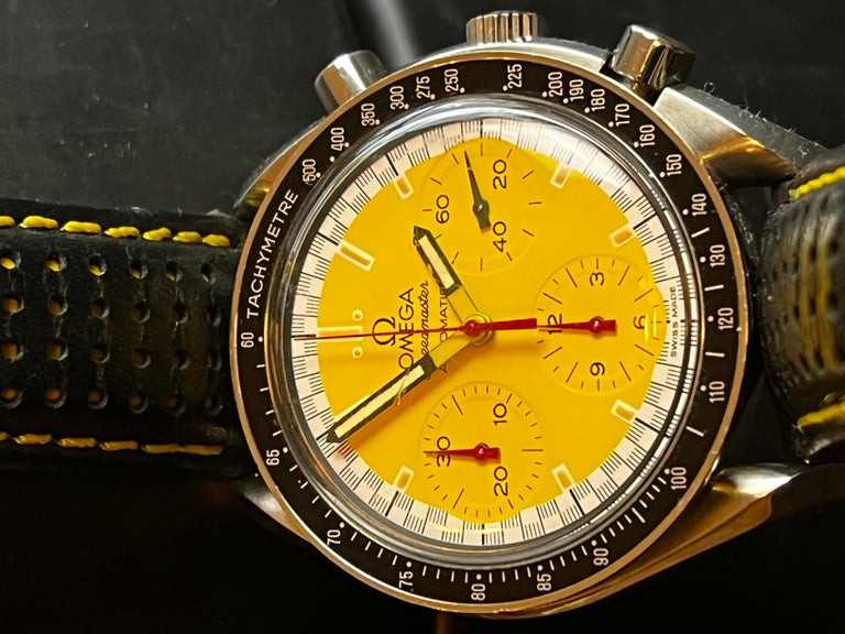 Omega Speedmaster 'Michael Schumacher' Edition, Original Racing Tyre ...