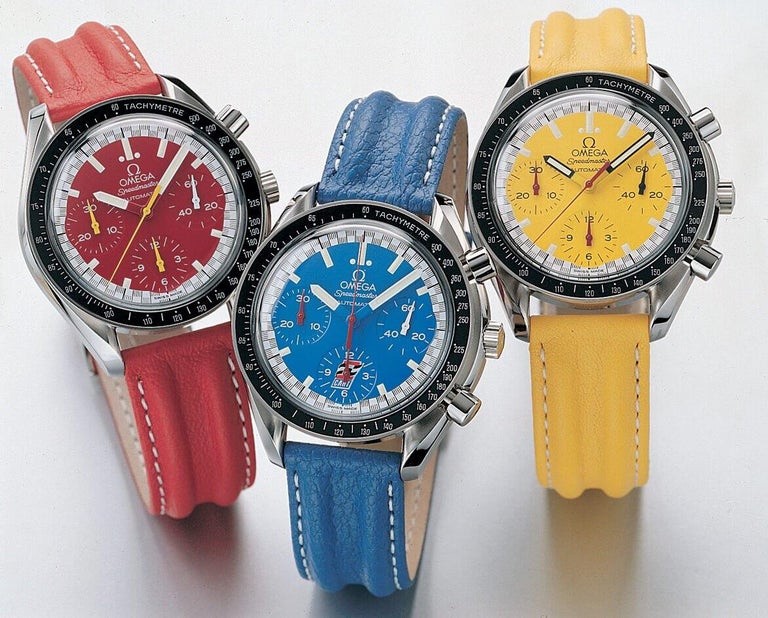 Omega Speedmaster Michael Schumacher Red at 1stDibs | omega speed ...