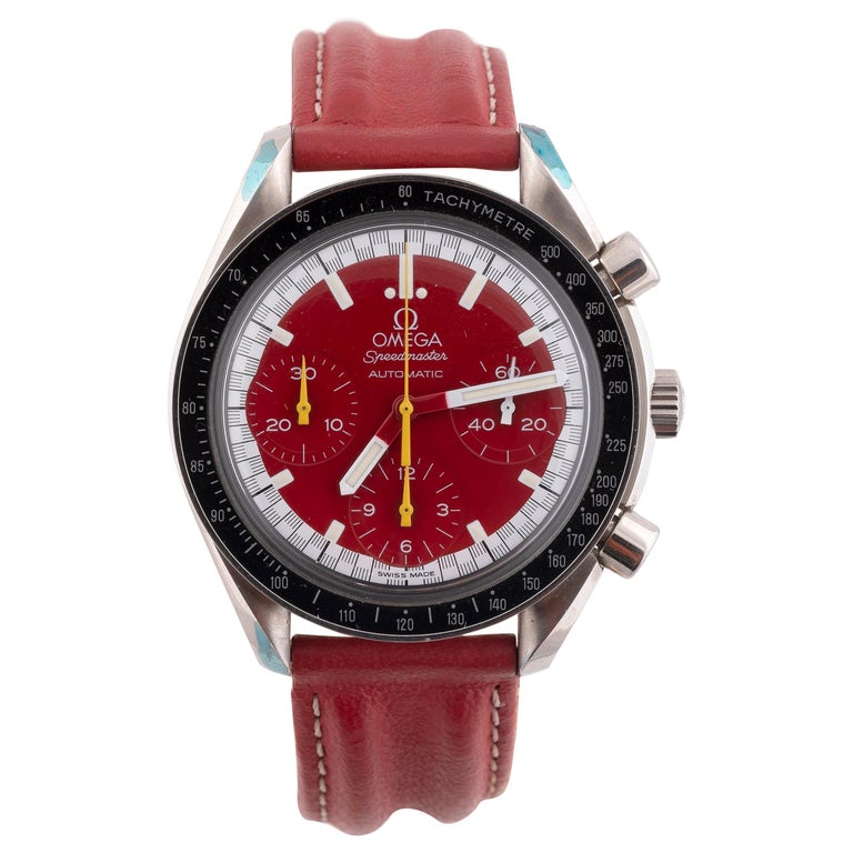 Omega Speedmaster Michael Schumacher Red at 1stDibs | omega speed ...