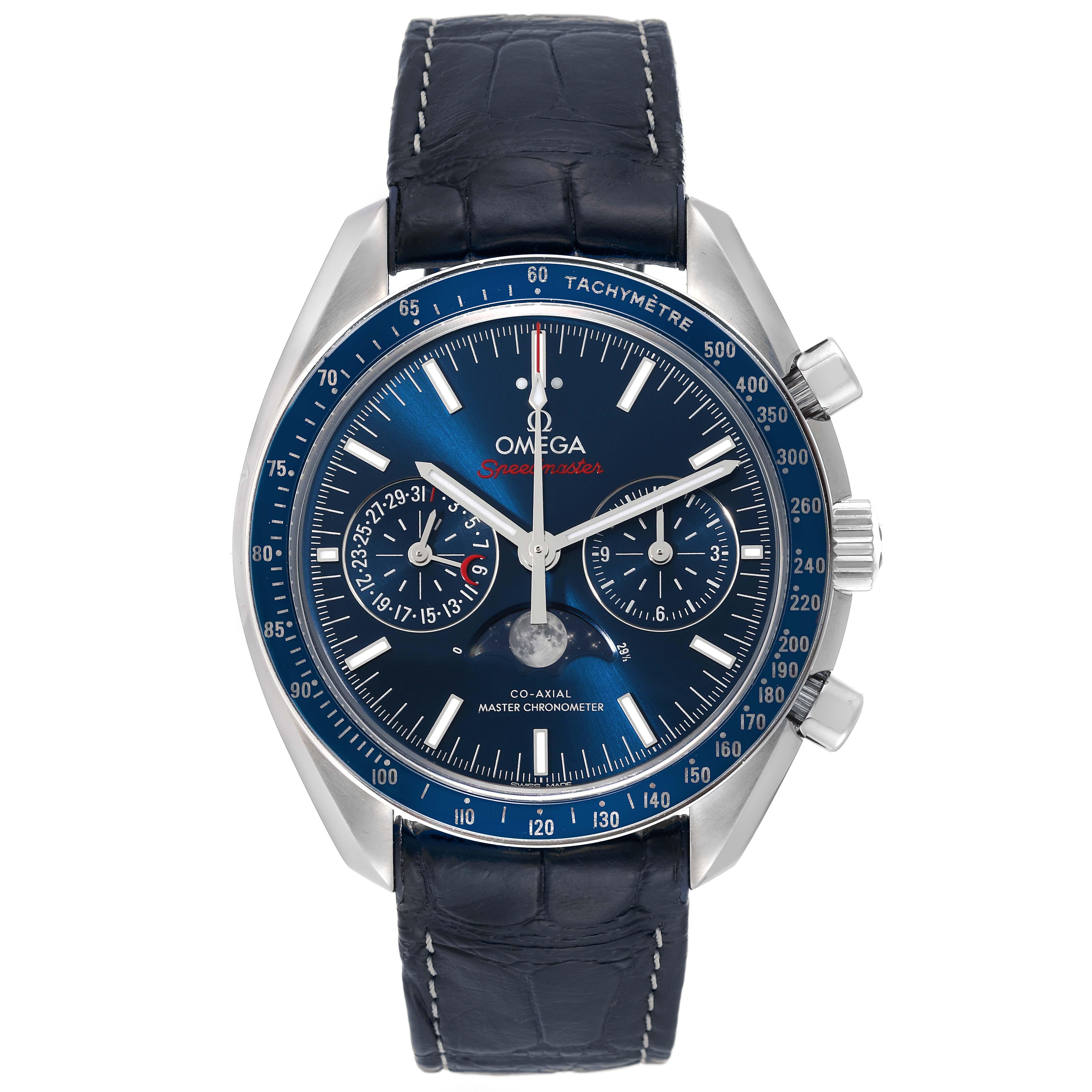 Omega Speedmaster Moonphase Chronograph Mens Watch 304.33.44.52.03.001 ...