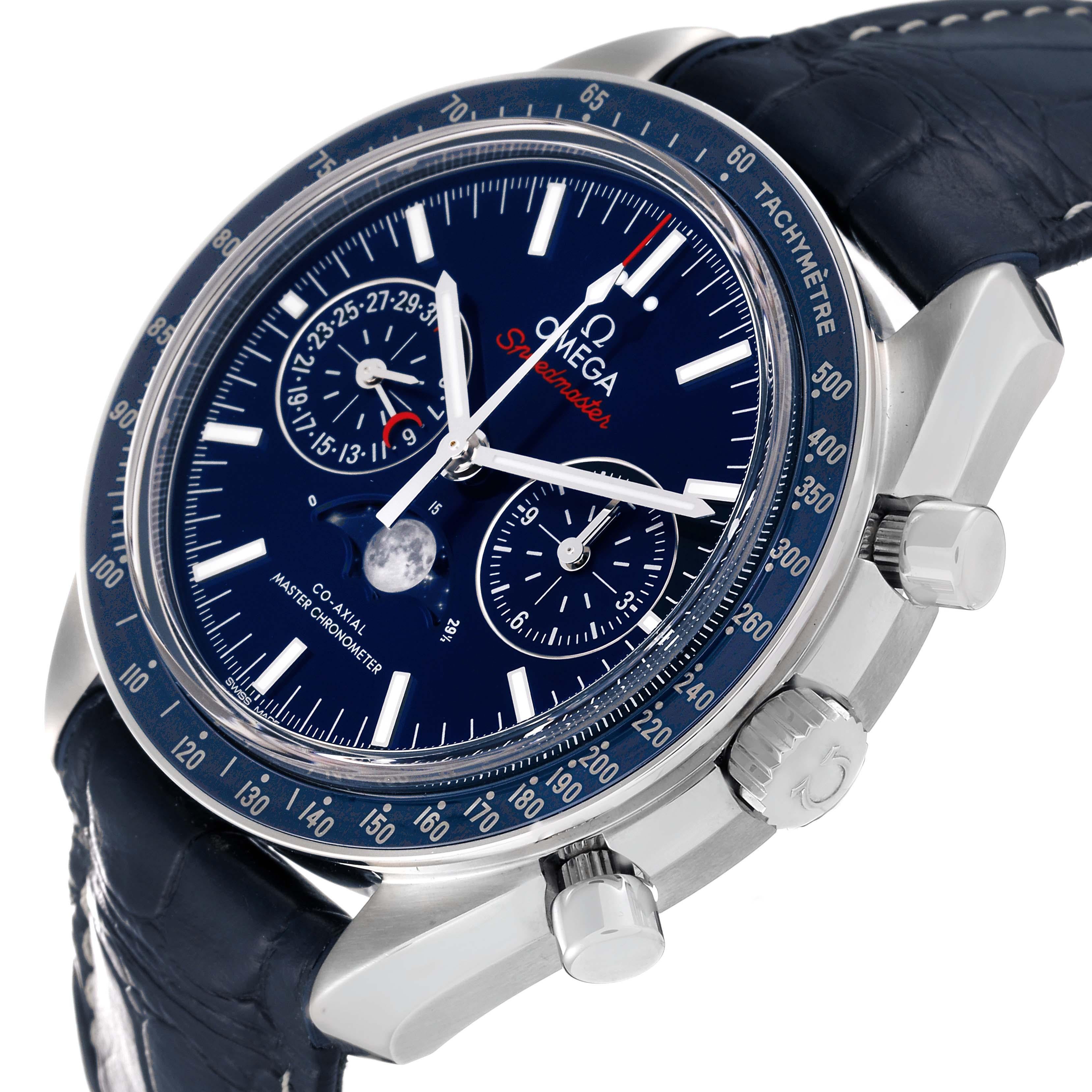 Omega Speedmaster Moonphase Chronograph Mens Watch 304.33.44.52.03.001 ...