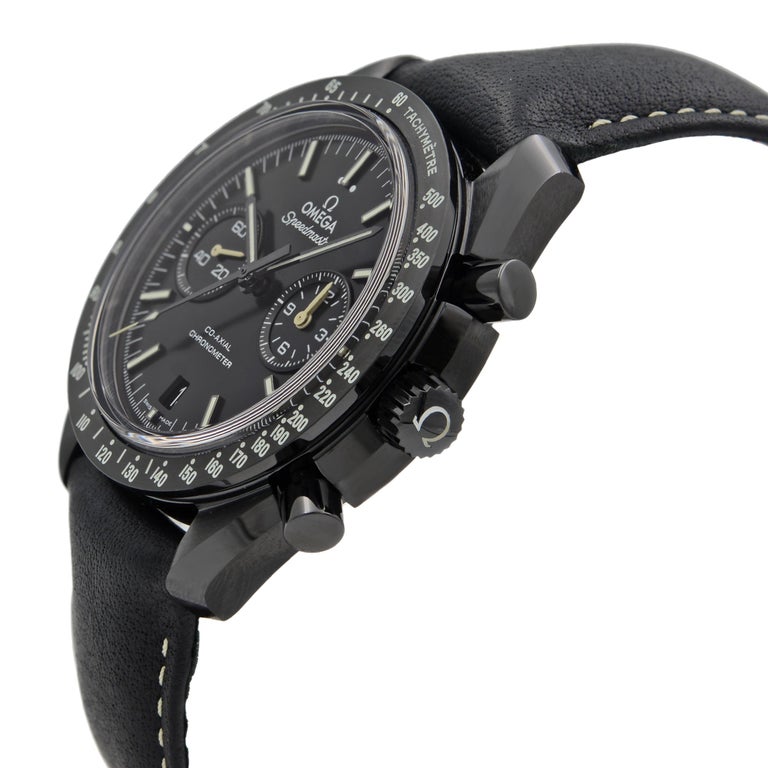 Omega Speedmaster Moonwatch Pitch Black Ceramic Men's Watch 311.92.44 ...