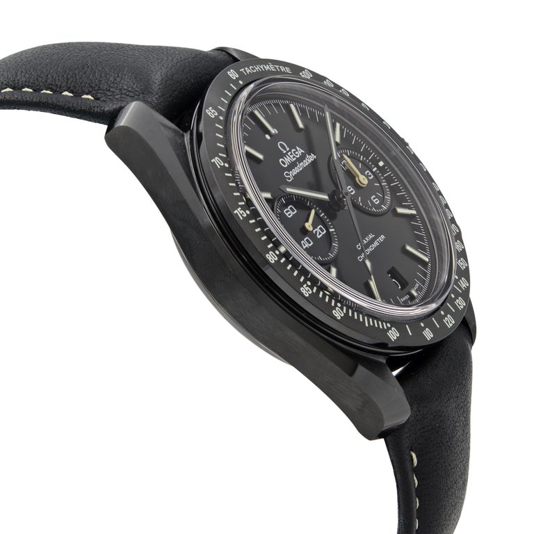 Omega Speedmaster Moonwatch Pitch Black Ceramic Men's Watch 311.92.44 ...