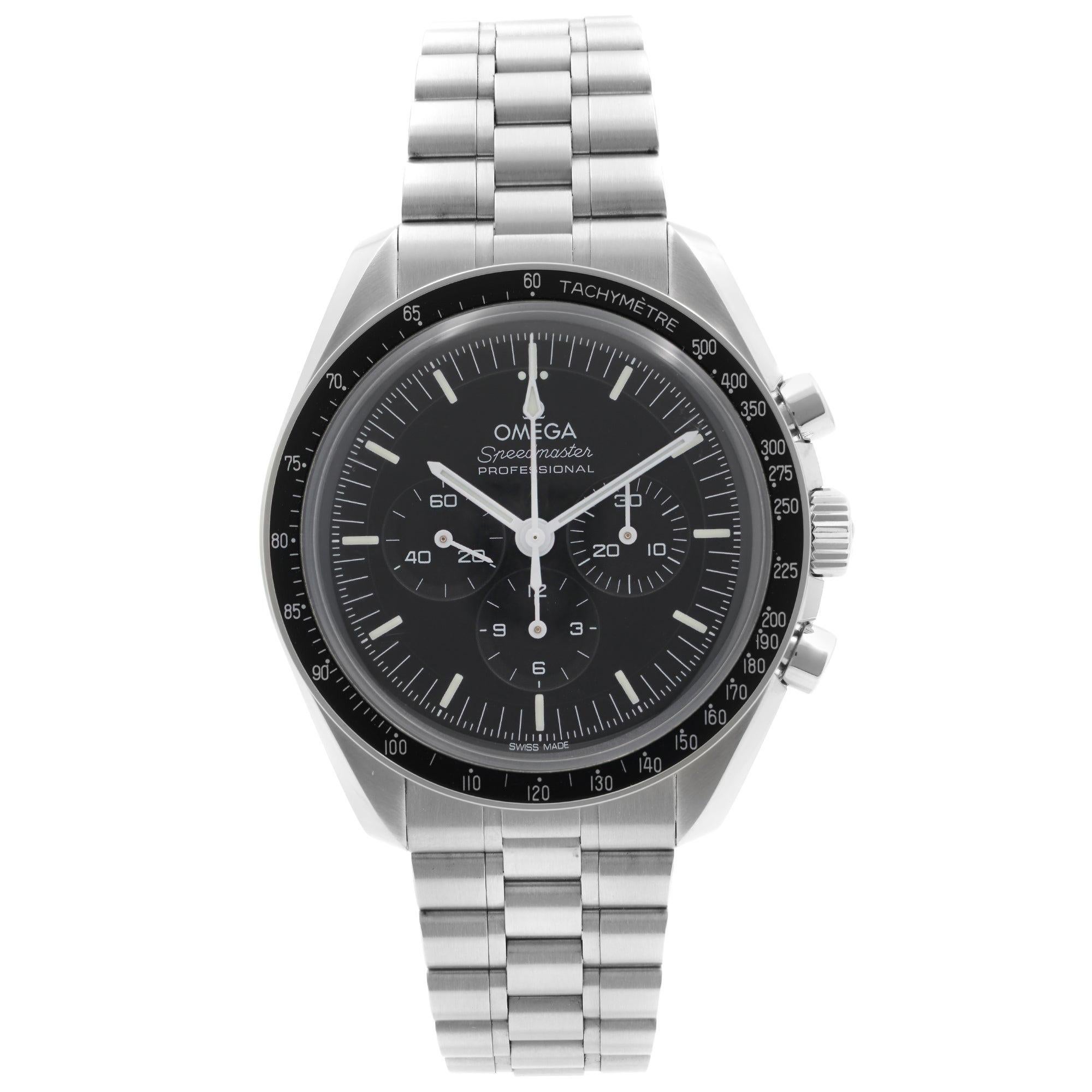 Omega Speedmaster Moonwatch Pitch Black Ceramic Men's Watch 311.92.44 ...