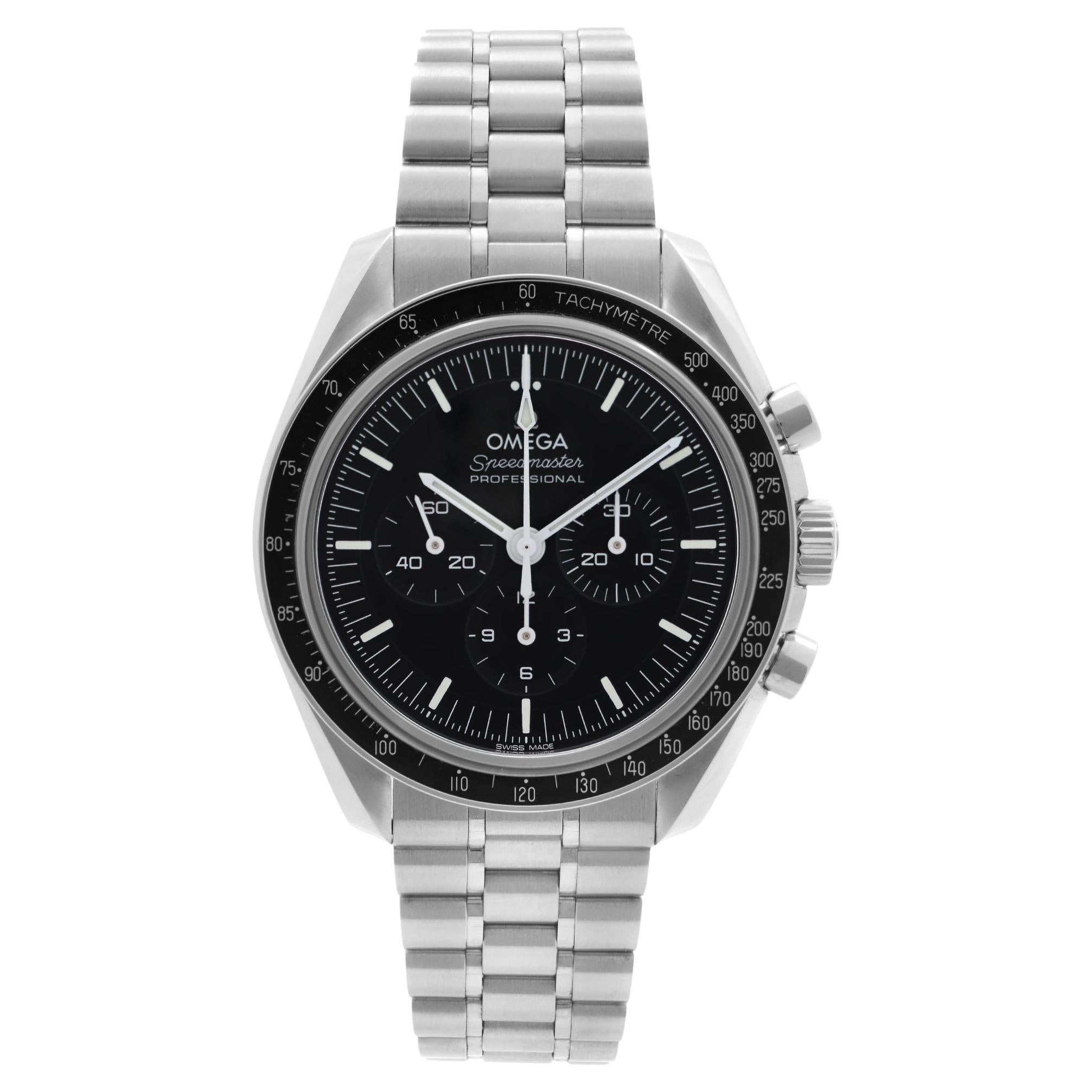 Omega Speedmaster Moonwatch Steel Black Dial Hand-Wind 310.30.42.50.01 ...
