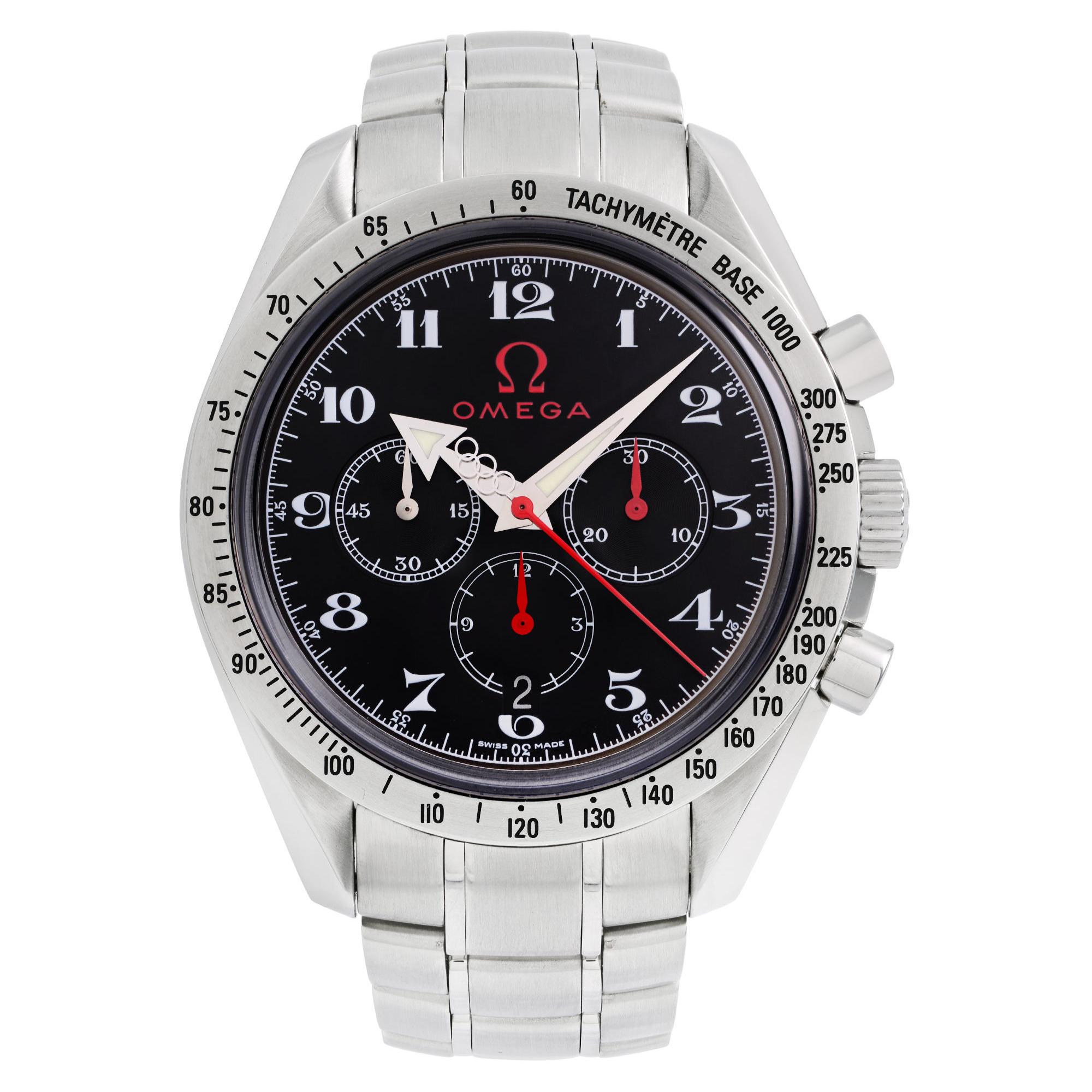 Omega Speedmaster Date Black Dial Special Edition Men's Watch 3211.50. ...
