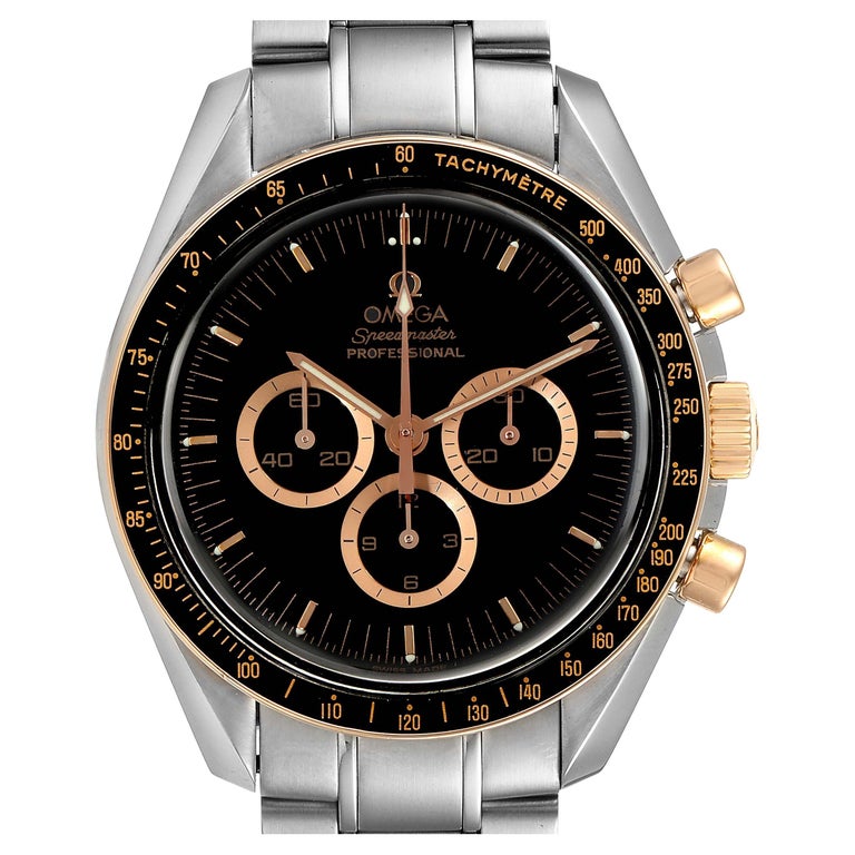 Omega Speedmaster Professional Steel Red Gold MoonWatch 3366.51.00 Box ...