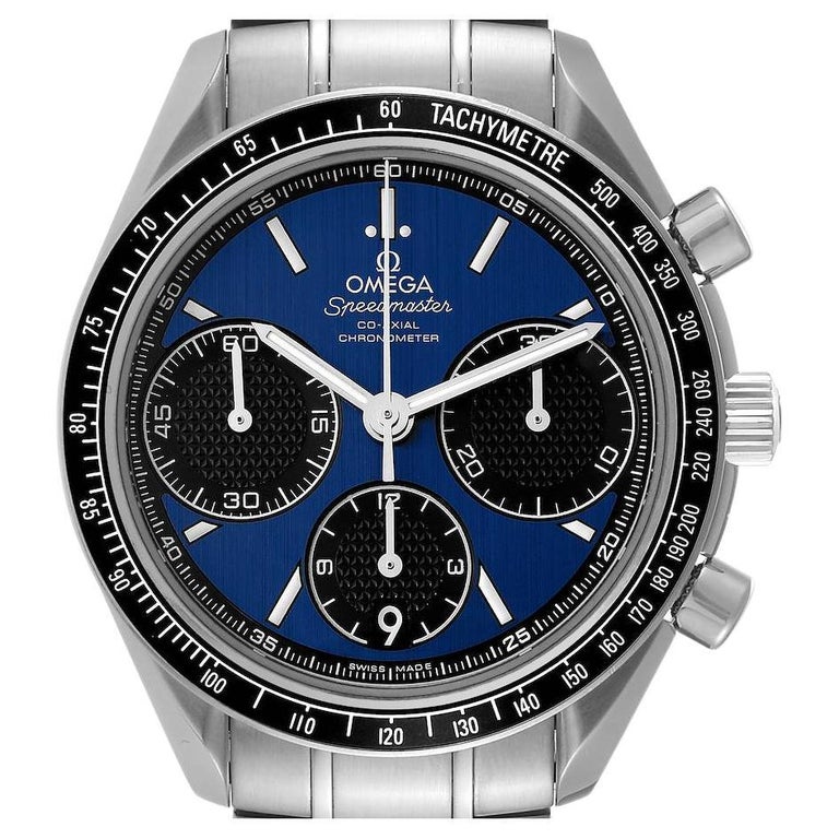 Omega Speedmaster Racing Blue Dial Steel Mens Watch 326.30.40.50.03.001 ...