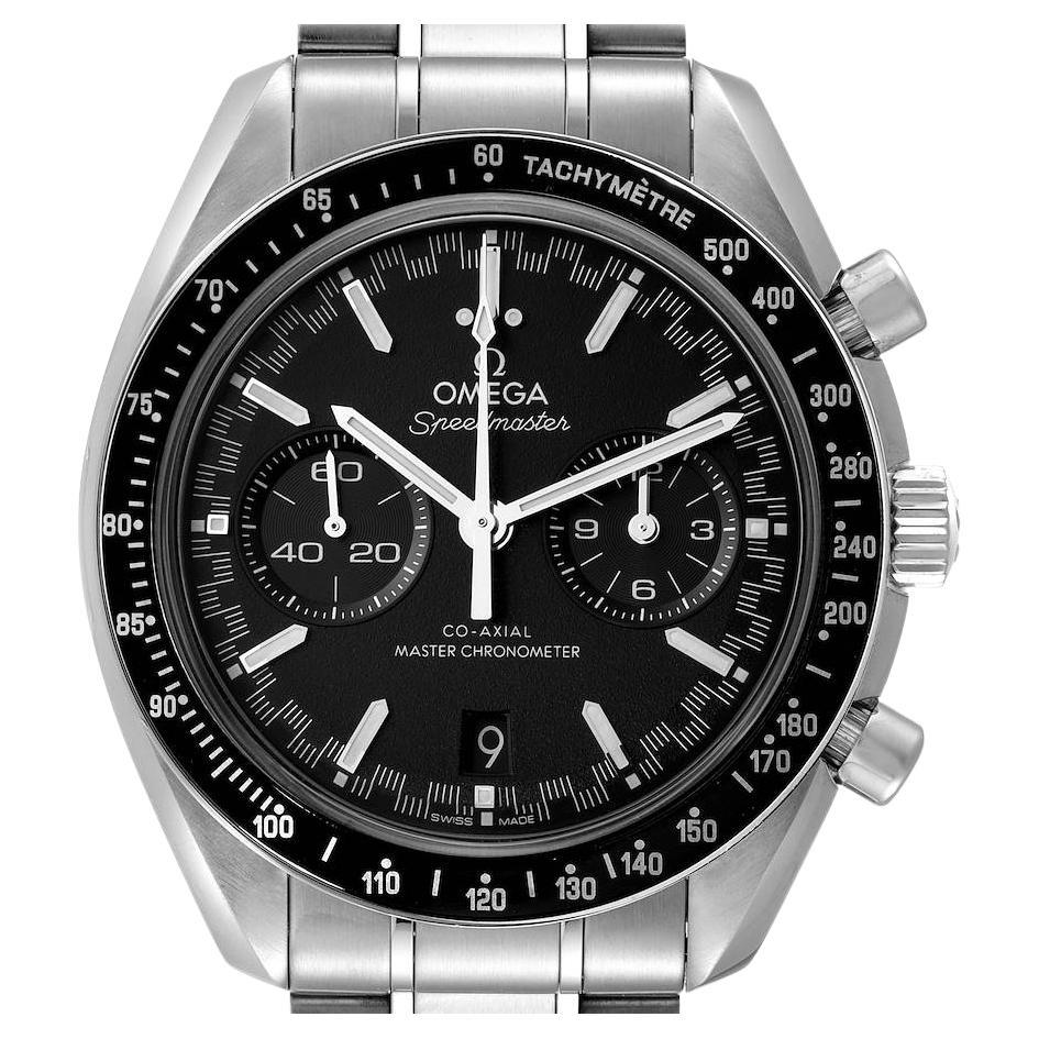 Omega Speedmaster Racing Co-Axial Chronometer Chronograph on Rubber Strap at 1stDibs