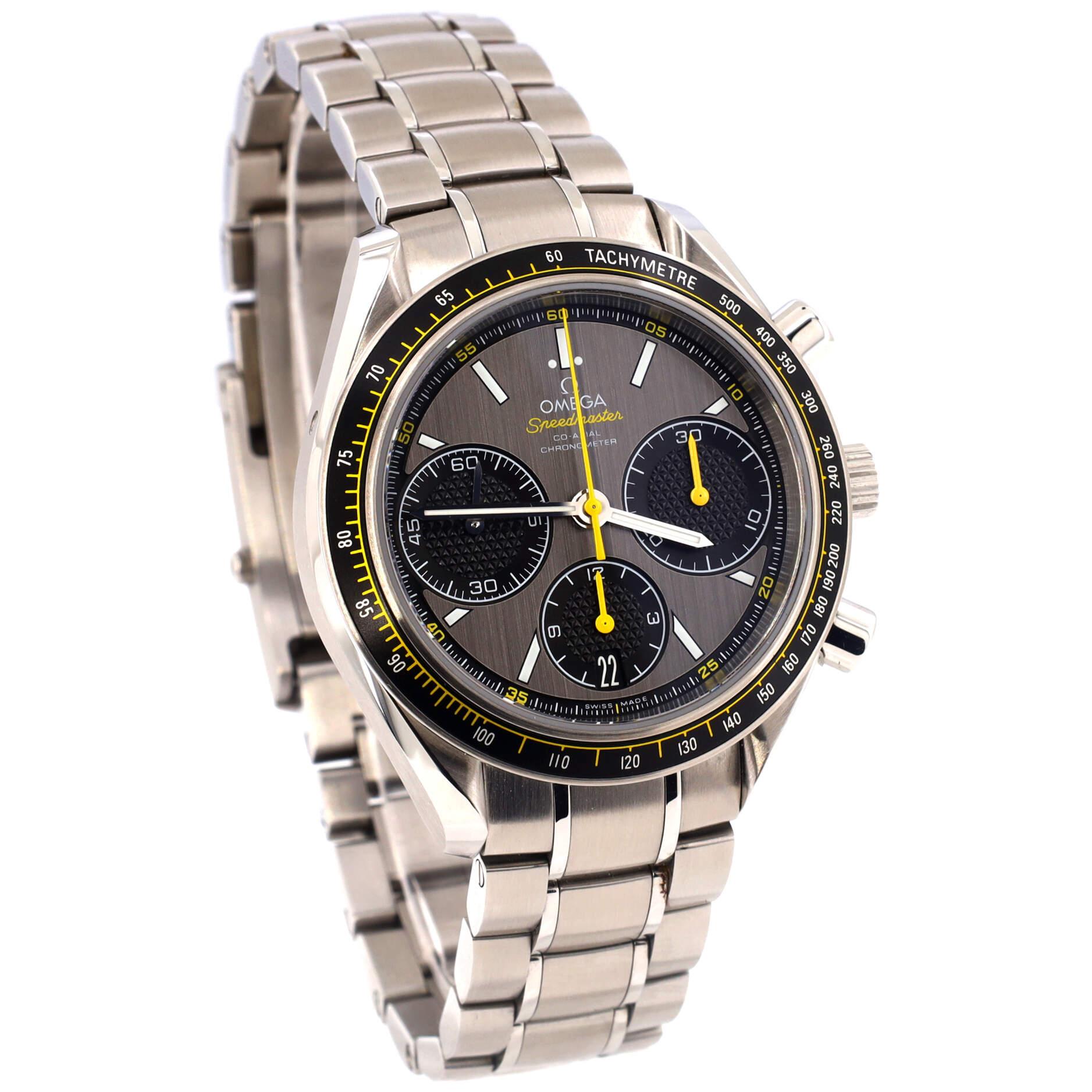 Omega Speedmaster Racing Co-Axial Chronograph Automatic Watch Stainless ...