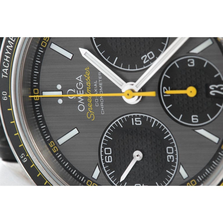 Omega Speedmaster Racing Co-Axial Chronometer Chronograph on Rubber ...